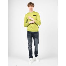 Plein Sport Pullover Merino Herren gr&uuml;n