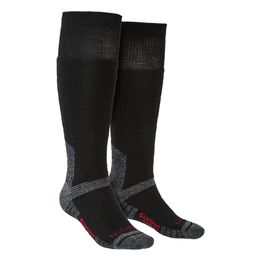 Bridgedale - Mens Outdoor Merino Wool Knee High Socks - Schwarz