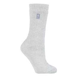 Heat Holders W&auml;rmehalter - Damen Thermosocken f&uuml;r den Winter | Outdoor & Indoor Socken | Kuschelig & Flauschig | Geschenke f&uuml;r Frauen - Silbergrau (Wien)