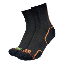 1000 Mile - Herren Trail Repreve Einlagige Atmungsaktive Lauf-Sportsocken - Schwarz / Neon