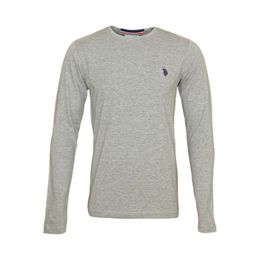 U.S. Polo Assn. Langarmshirts in Hellgrau