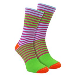 Mencap Herren Lustige Baumwollsocken | Bunte Gestreifte Slogan Spa&szlig;geschenk