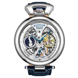 Silberne Emperor's Grandeur Automatik 49mm Skeleton