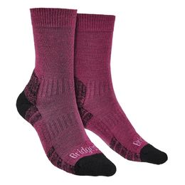 Bridgedale - Leichte Damen Wandersocken aus Merinowolle - Berry