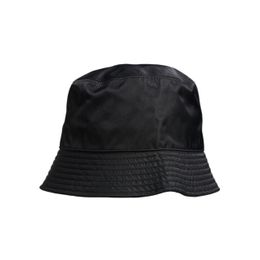 Dolce & Gabbana Dolce & Gabbana Schwarzer Baumwoll-Breitenrand Bucket Hat