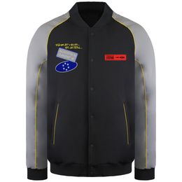 Castore Red Bull Racing F1 20-Jahre-Jubil&auml;um Unisex Graue Bomberjacke