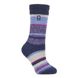 Heat Holders W&auml;rmehalter - Damen Thermosocken f&uuml;r den Winter | Outdoor & Indoor Socken | Kuschelig & Flauschig | Geschenke f&uuml;r Frauen - Indigo Night (Provence)
