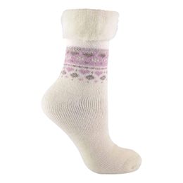 Sock Snob Damen Turn Over Top Warme Thermo-Winter-Nordic-Bettsocken