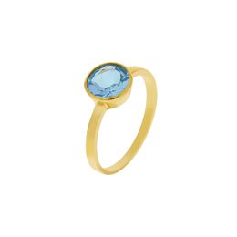 Diamonds by Ellen K. Fascination by Ellen K. Ring Gold 375 mit echtem Blautopas (beh.) 8mm