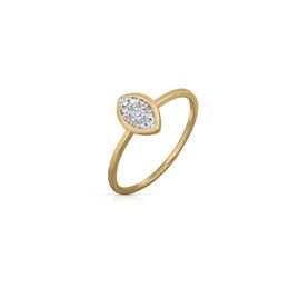 OROLINO Ring Gold 585 mit 6x Brillant zus. 0,03ct.