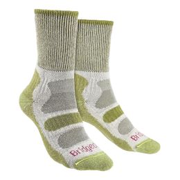 Bridgedale - Womens Wandern leichte Baumwolle Boot Socken -Fr&uuml;hling Gr&uuml;n