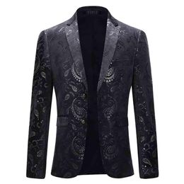 Allthemen Stilvolles schwarzes Blazerkleid mit Blumenmuster