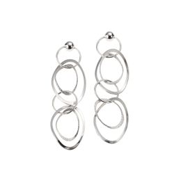 ZEEme Silber Ohrringe 925 Silber rhodiniert