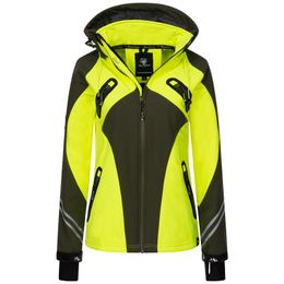 Rock Creek Softshelljacke Khaki
