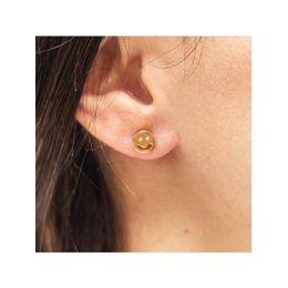 CAI Ohrstecker 925/- Sterling Silber vergoldet Smile