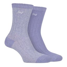 JEEP - 2er-Pack Damen Supersoft Wanderstiefel Socken