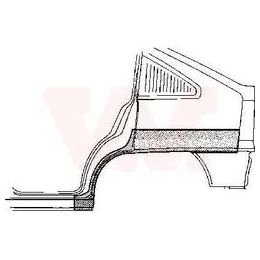 Van Wezel Seitenwand 3730147 hinten links