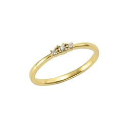 OROLINO Ring Gold 585 mit 3x Brillant zus. 0,08ct.