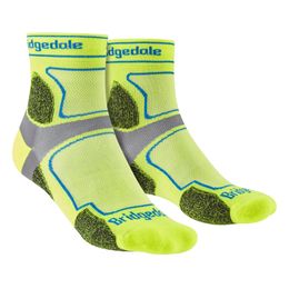 Bridgedale - Herren Trail Running Ultraleicht T2 Coolmax Sport 3/4 Crew Socken - gelb
