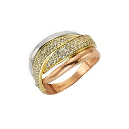 Diamonds by Ellen K. Fascination by Ellen K. Ring 375 Gold dreifarbig Zirkonia
