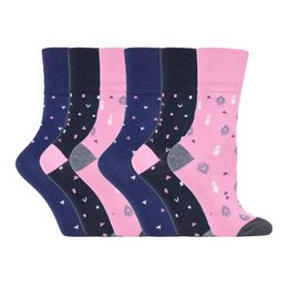 Gentle Grip - 6 Paar Damen Gentle Grip Nicht elastische Socken - SOLRH205