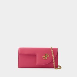 Jean Patou Wallet On Chain - PATOU - Leder - Pink