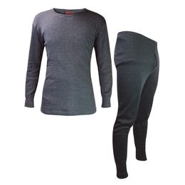 Heat Holders Herren Thermo-Unterw&auml;sche-Set | W&auml;rmespender | Winter Long Sleeve Top & Long Johns - Charcoal