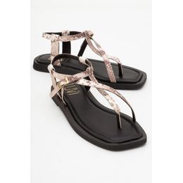 Morgana Leder Thong Sandale (Women)