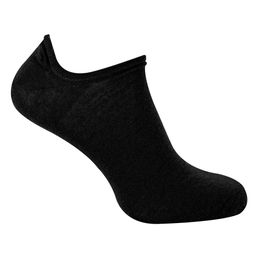 Herren Merinowolle Low Cut Socken | Steven | No Show Warme F&uuml;&szlig;linge Socken - Schwarz