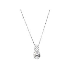 ZEEme Silber Anh&auml;nger mit Kette 925/- Sterling Silber rhodiniert Zirkonia