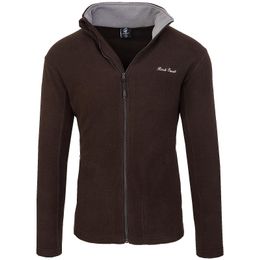 Rock Creek Fleecejacke Braun