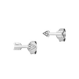 CAI Ohrstecker 925/- Sterling Silber rhodiniert Zirkonia Pfeile