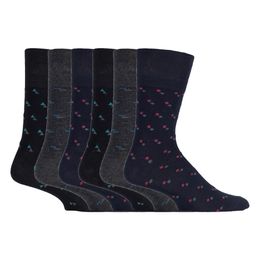 Sock Shop Gentle Grip - 6 Paar nicht elastische Bambus-Socken f&uuml;r Herren - SOMRM05