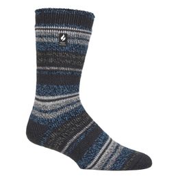 Heat Holders W&auml;rmehalter - Extra dicke Herren-Thermosocken f&uuml;r den Winter | Warme flauschige Fleece-Isoliersocken | Geschenke f&uuml;r M&auml;nner - Holzkohle (Bari)