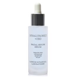 Londoner botanische Laboratorien Hyalurons&auml;ure + CBD Feuchtigkeitsschub Serum 30ml