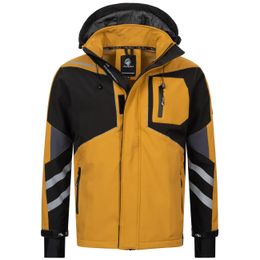 Rock Creek Softshelljacke Maisgelb