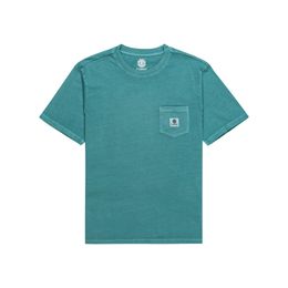 Element HERREN-MODE-T-SHIRT BASIC PKT PGMNT BLAU