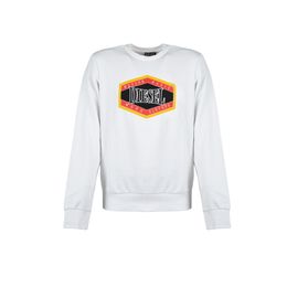 Diesel Sweatshirt Felpa Herren wei&szlig;