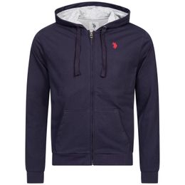 U.S. Polo Assn. Sweatjacke mit Kapuze in Navy