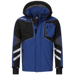 Rock Creek Softshelljacke Royalblau