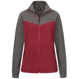 Rock Creek Fleecejacke Weinrot