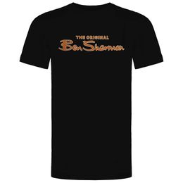 Ben Sherman Gro&szlig;es Logo Herren Schwarz T-Shirt