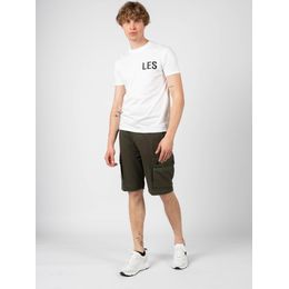 Les Hommes T-shirt Herren Wei&szlig;