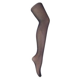 Netzstrumpfhose f&uuml;r Frauen mit Glitzer | Sock Snob | Gl&auml;nzend | Hohe Taille - Silber