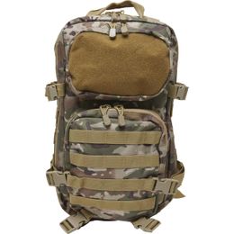 Rucksack Brandit "Brandit Accessoires US Cooper Patch medium", Gr. onesize, tactical camo, Polyester, Rucks&auml;cke Rucksack