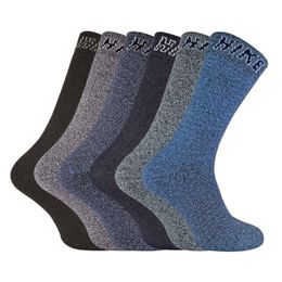 Sock Snob - 6 Paar HIKE Herren Sommer atmungsaktiv Baumwolle Wandern Socken