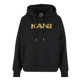 Hoodie Karl Kani "Karl Kani Damen KW213-059-1 Retro Sequins OS Hoodie black", Damen, Gr. S, schwarz, 80% Baumwolle, 20% Polyester, Sweatshirts Hoodie