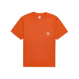 Element HERREN-MODE-T-SHIRT BASIC PKT PGMNT ORANGE
