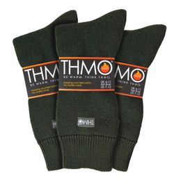 THMO - 3er Pack Multipack Herren dicke warme Wintersocken mit Comfort Top