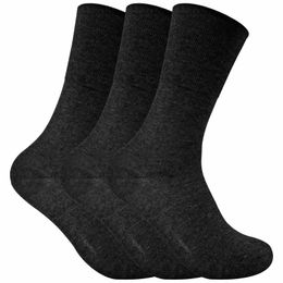 3 Pack Damen nicht elastische thermische diabetische Socken f&uuml;r schlechte Durchblutung